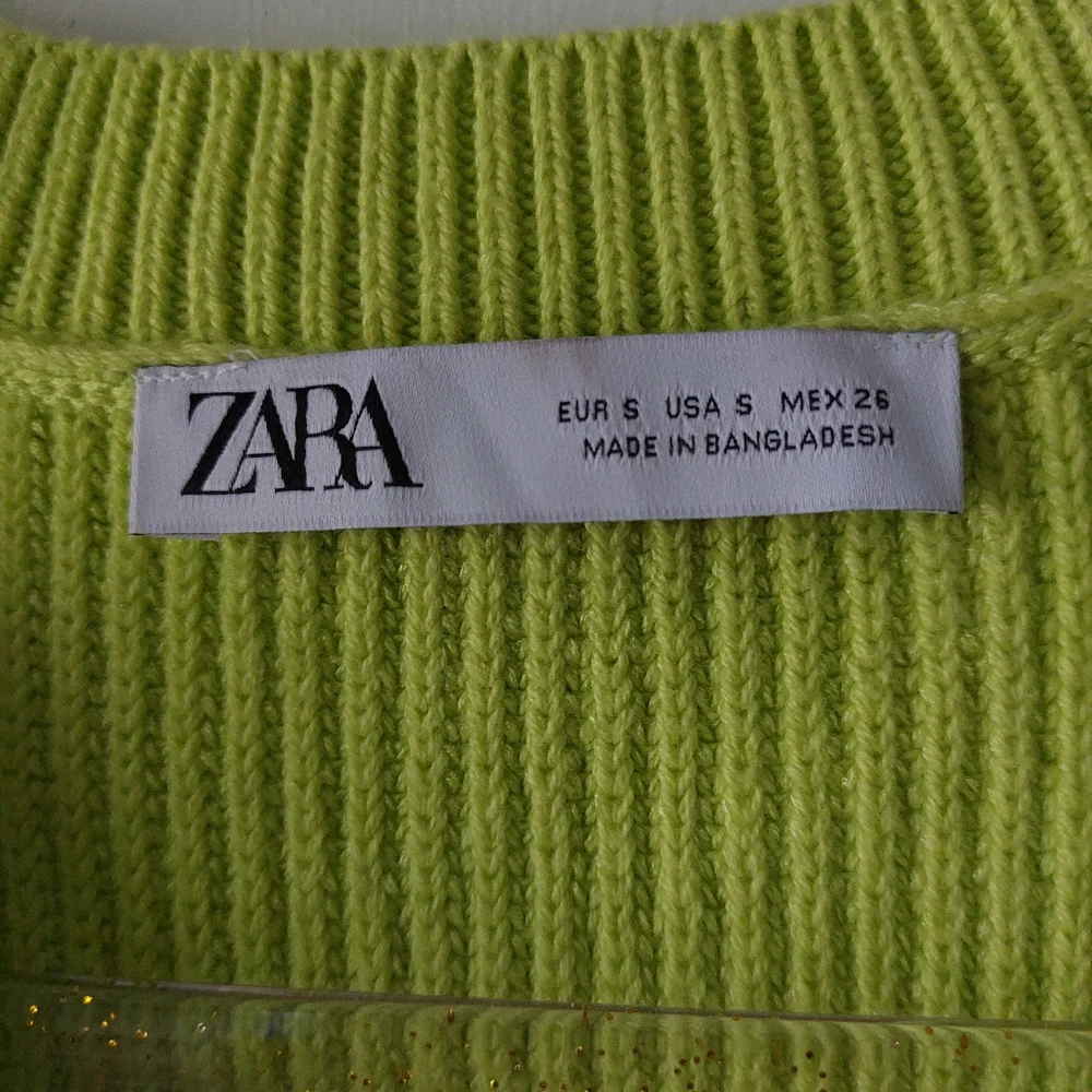 Zara | Sweaters | Zara Green Sweater Vest | Poshmark